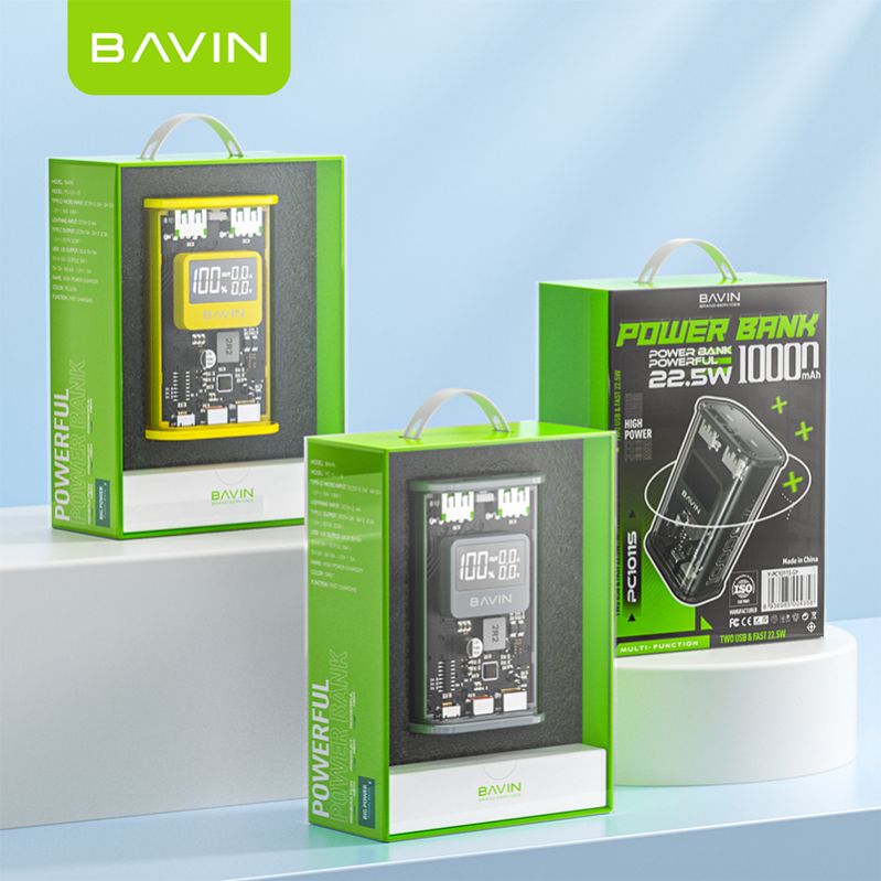 BAVIN power bank PC1011S Fast Charging 10000mAh Mini Power Supply with ...